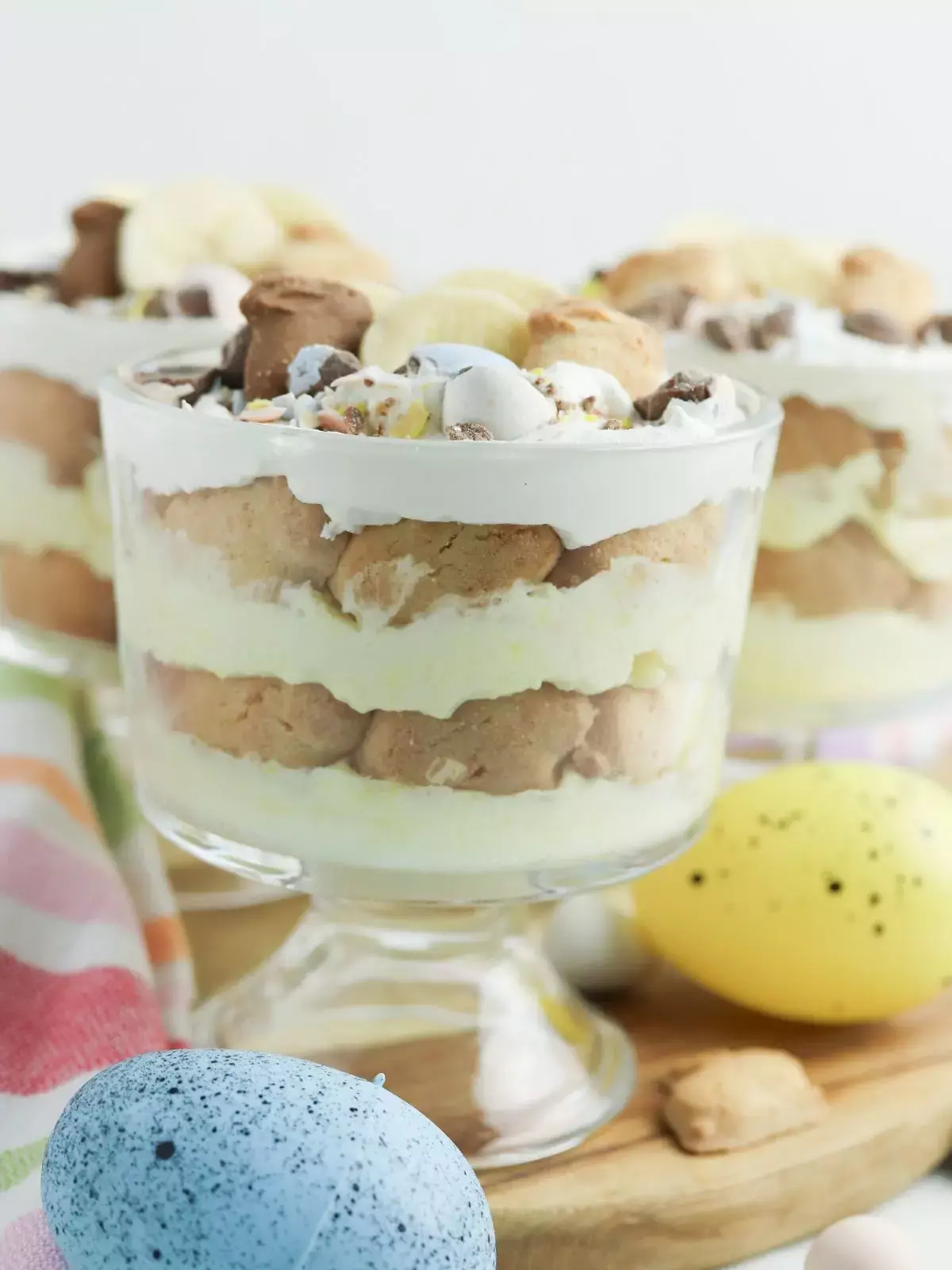 Easter Banana Pudding Parfaits | TheBestDessertRecipes.com