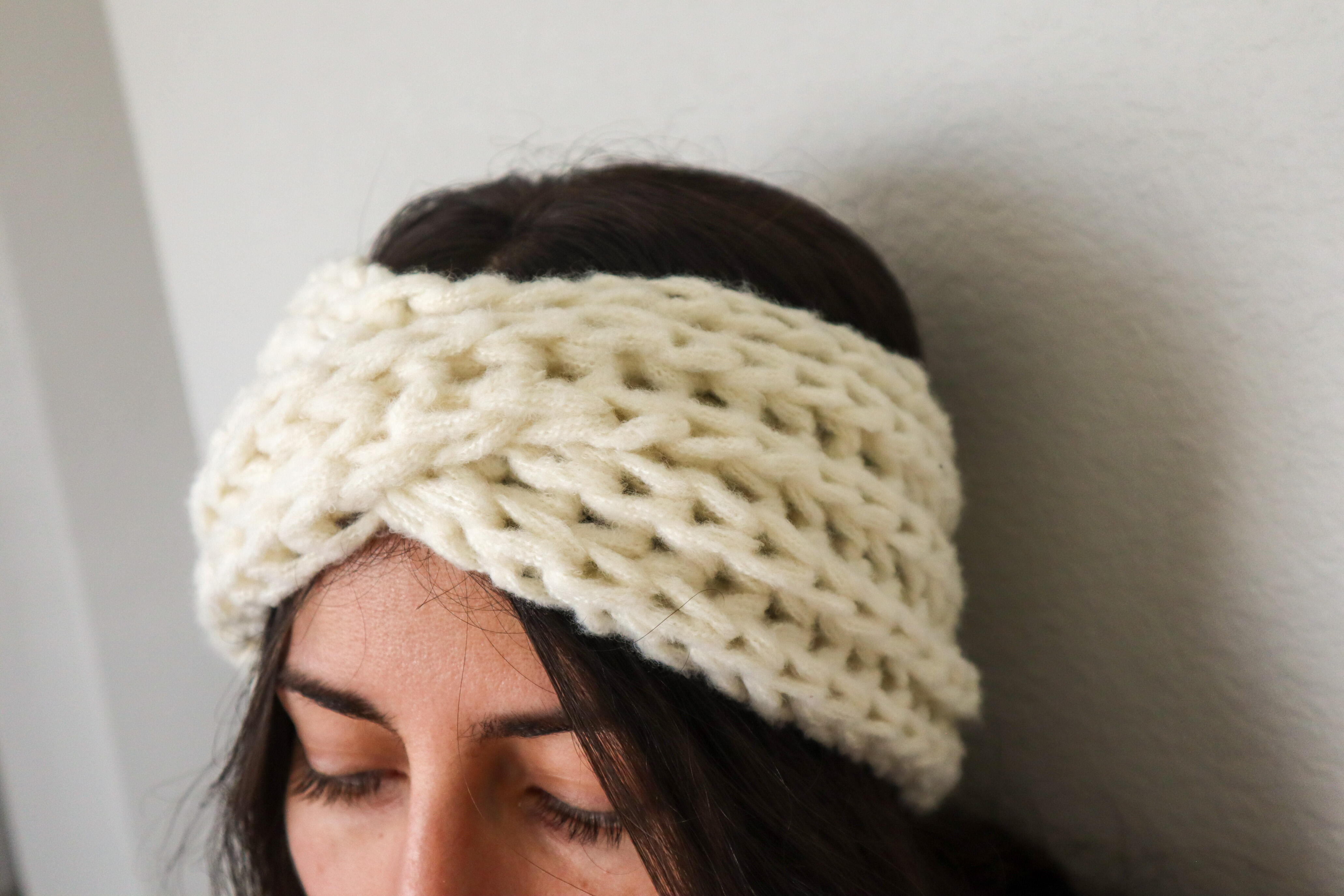 Brioche Twist Ear Warmer | FaveCrafts.com
