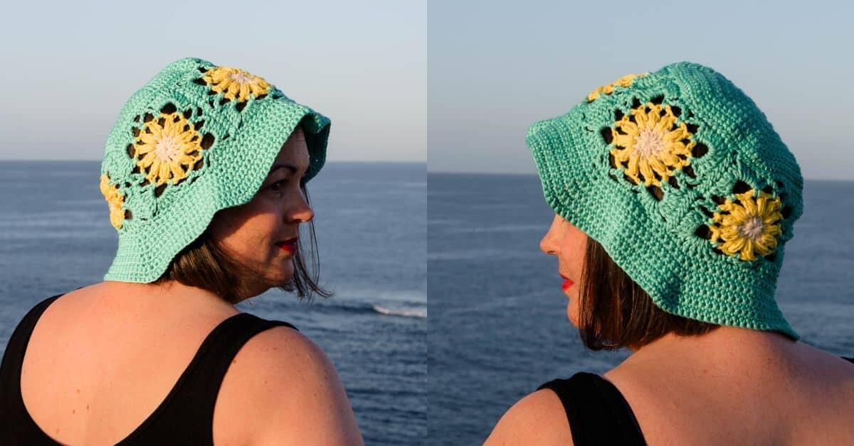 Granny Square Bucket Hat Pattern | FaveCrafts.com