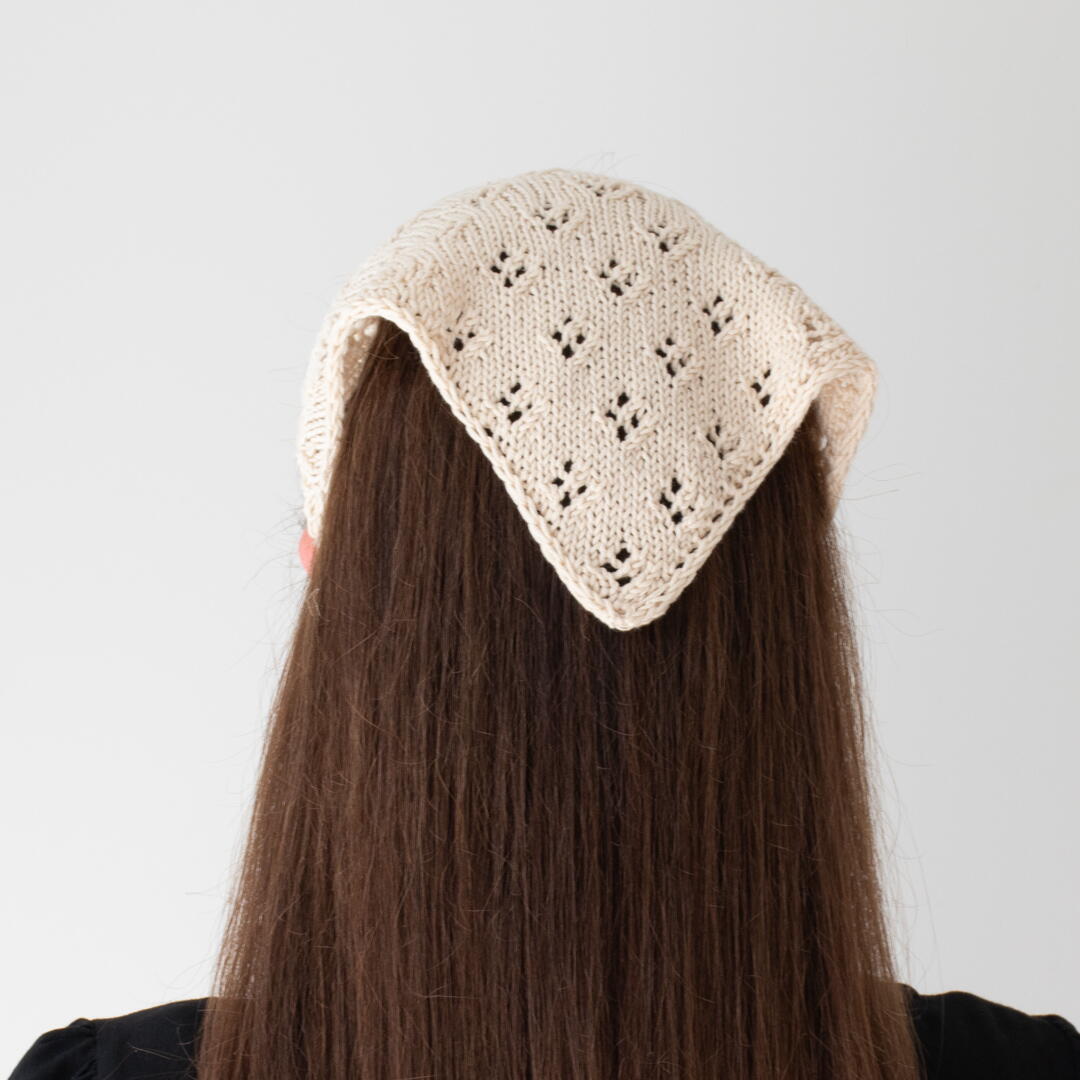 Summer Veil Bandana | AllFreeKnitting.com